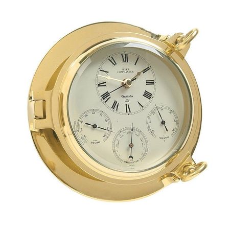 Nauticalia Fleet Commander Clock & Weather Station only £259.25