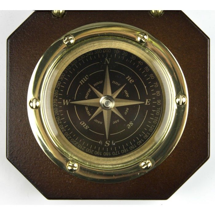 Nauticalia Compass in Wooden Box for Captain's Cabin only £41.99