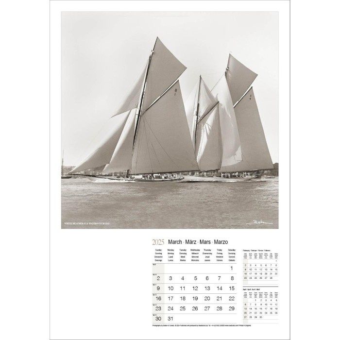 Beken of Cowes 2025 Classic Calendar only £17.89