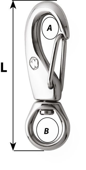 Wichard 70mm Safety Snap Hook with Swivel only £29.99