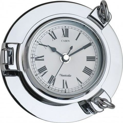 Nauticalia Chrome Cabin Clock only £40.00