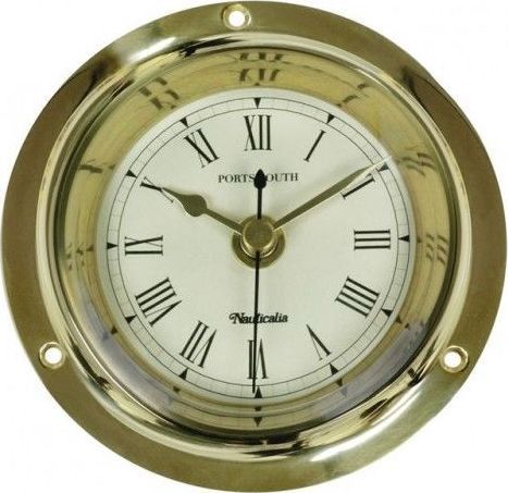 Nauticalia Clock - Portsmouth, brass only £84.55
