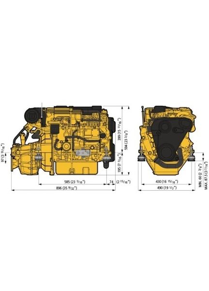 Vetus 52 HP M4.56 Marine Diesel Engine from £9,115.00