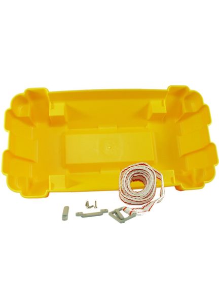 Motorhome or Caravan 110amp Yellow Leisure Battery Holding Box - Large ...